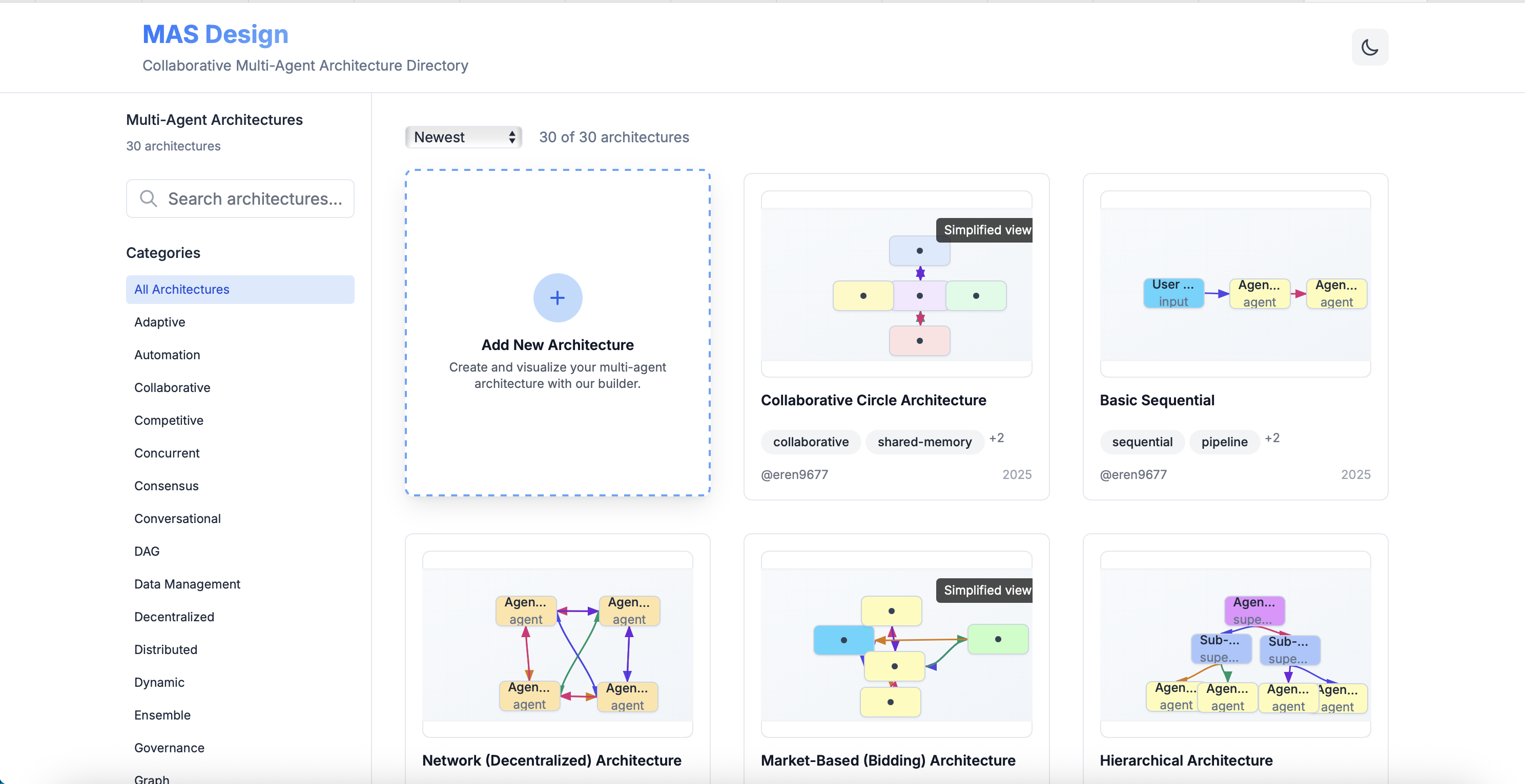 Multi-Agent Architectures - Open Source Collaboration Platform